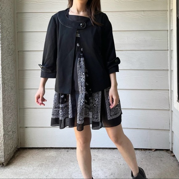 Laura Ashley | Jackets & Coats | Laura Ashley Black Coatw | Poshmark
